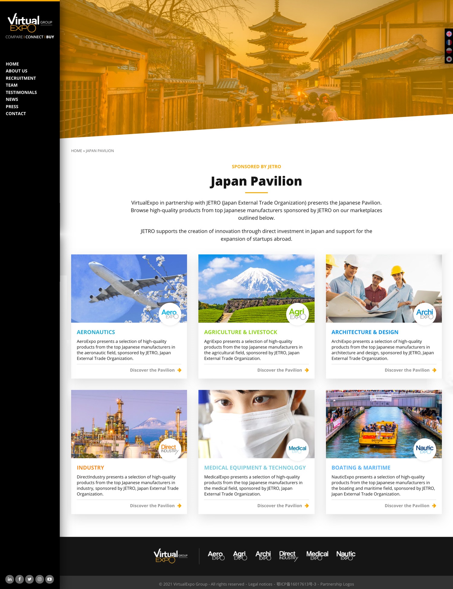 Exposition en ligne de produits japonais sur 6 marketplaces : JETRO ...