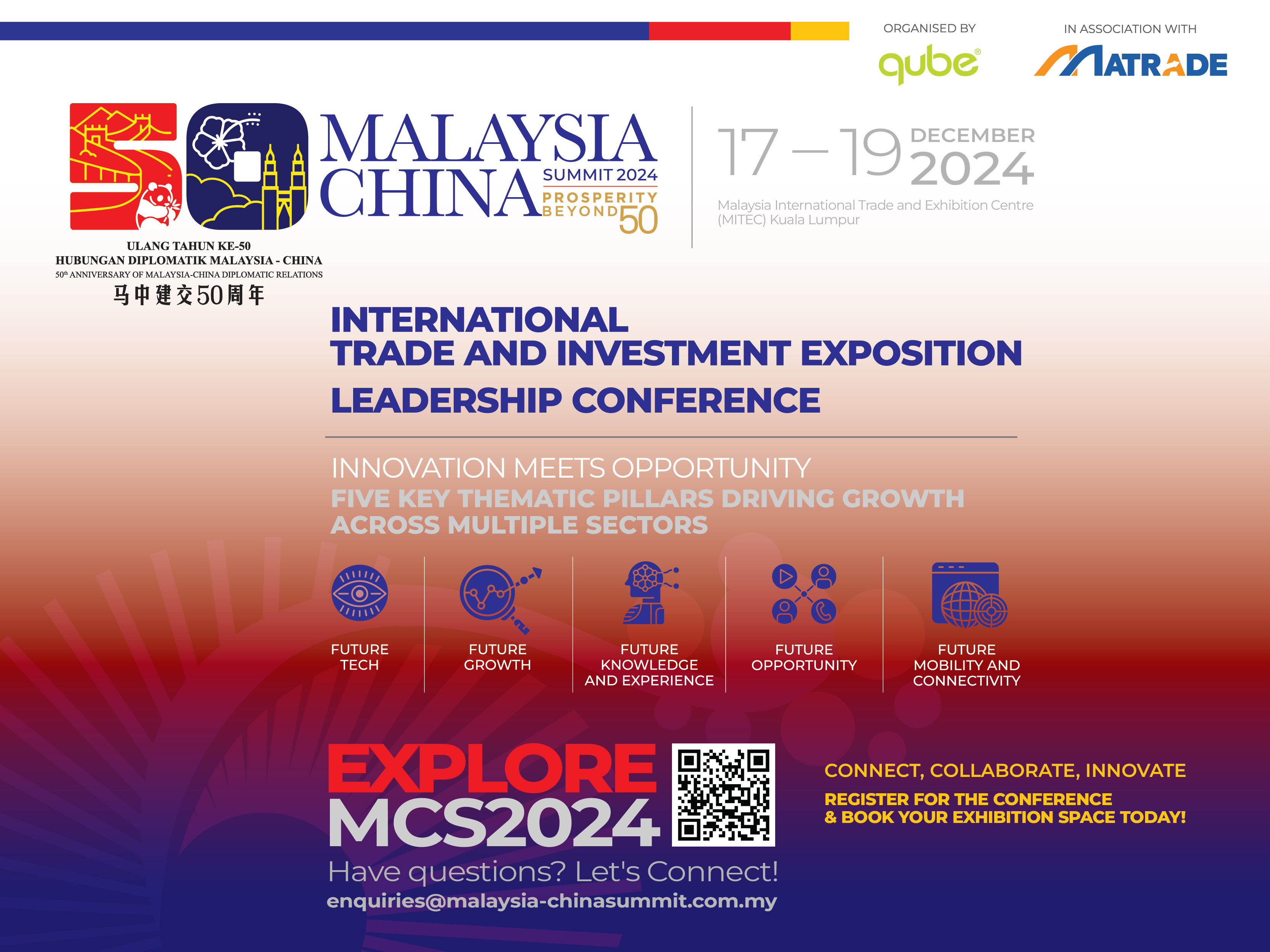 MALAYSIA-CHINA SUMMIT 2024 - 2024年12月 | 世界の見本市データベース（J-messe) - ジェトロ